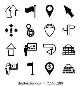 Pointer Icons Set Set Pointer Stock Vector Royalty Free Shutterstock