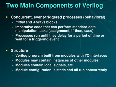Ppt Verilog Powerpoint Presentation Free Download Id5093315
