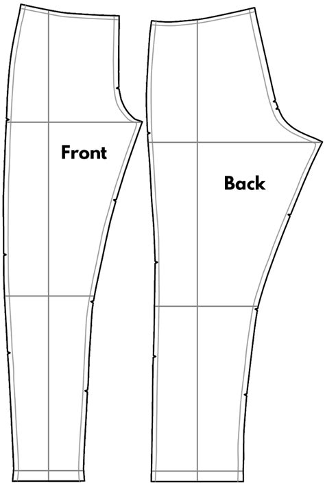 Sewing Pants Part 2 Altering Pants Pattern Pieces Sie Macht