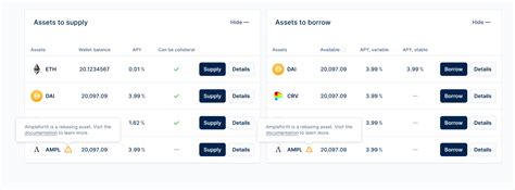 Add AMPL How To Message Warning Issue 1212 Aave Interface GitHub