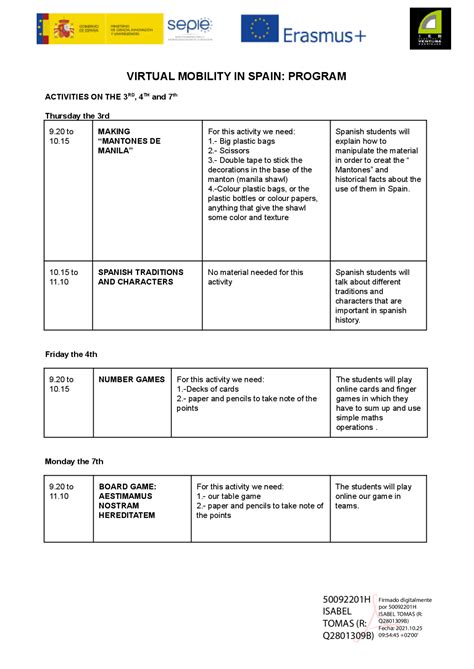 Ejercicios De Ingles Docsity