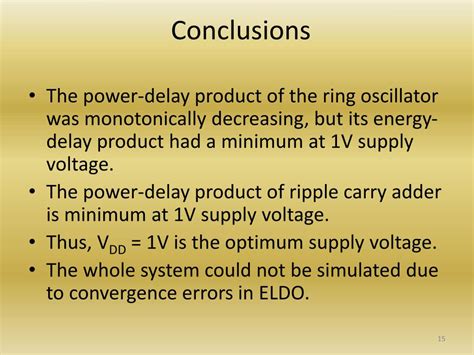 Ppt Low Voltage Sequential Circuit With A Ring Oscillator Clock