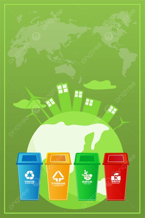 Poster Kitar Semula Vector Garbage Classification Rec Vrogue Co