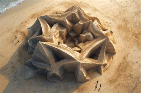 Premium Ai Image Cosmic Sandscape