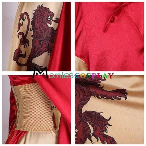 Cersei Lannister Costume For Game Of Thrones Cosplay