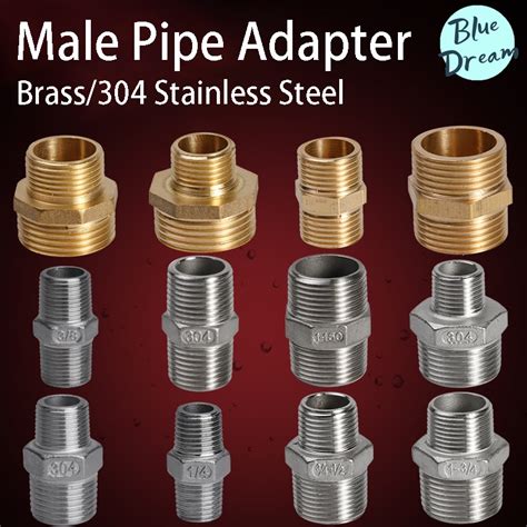 1814381234pipe Connector Reducing Nipple Male To Male Thread