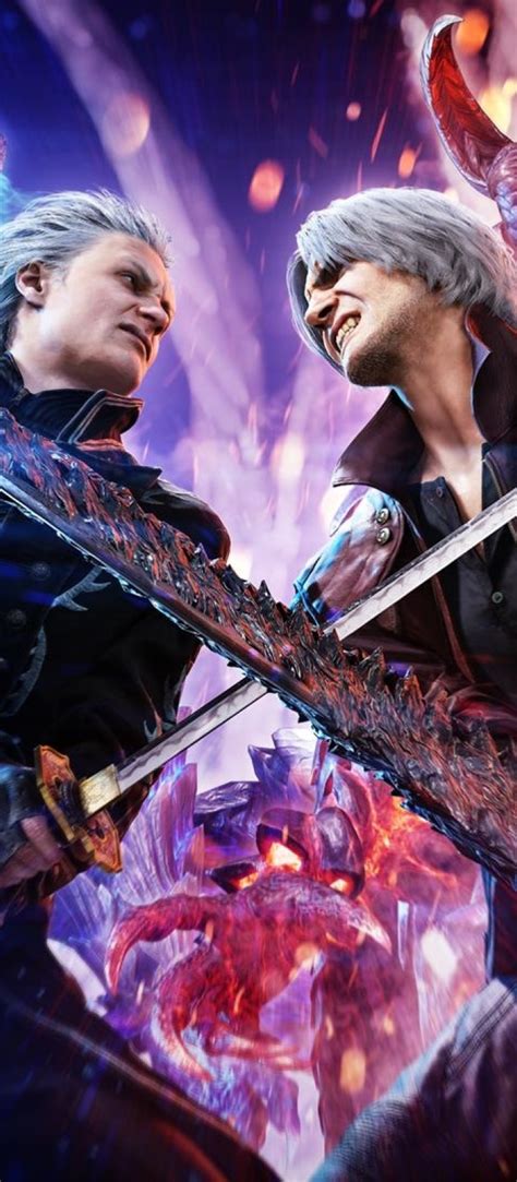 700x1600 Resolution Dante Vs Vergil Devil May Cry 700x1600 Resolution