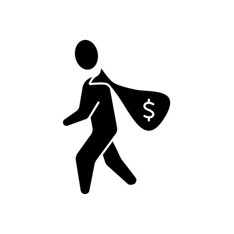 Thief Concept Line Icon Simple Element Illustration Thief Concept Outline Symbol Design