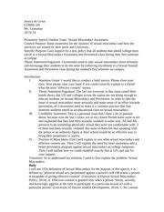 PErsuasive Speech Full Sentence Outline Jessica De Groot COMM Ms Grassman