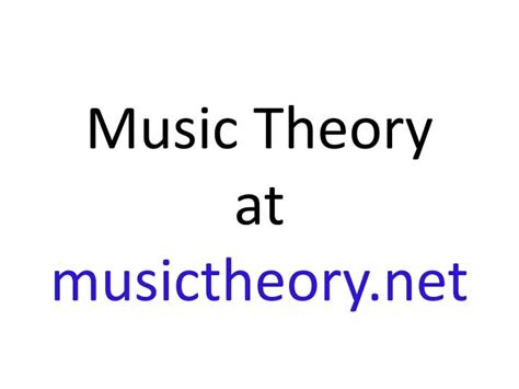 PPT Music Theory At Musictheory PowerPoint Presentation Free Download ID