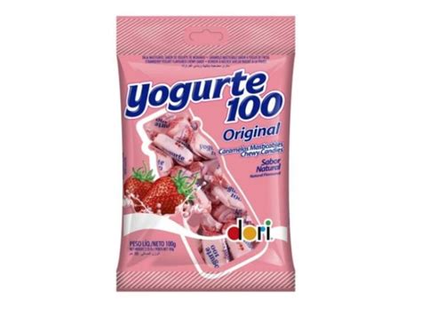 Bala Yogurte Morango Pacote G Dori Balas Magazine Luiza