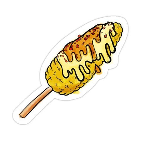 Elote Sticker By Lupe Santoyo Decorate Laptops Hydro Flasks Cars