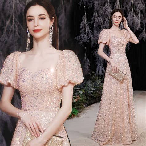 Eaglely 2024 High End Luxury Banquet Long Dinner Party Evening Dress