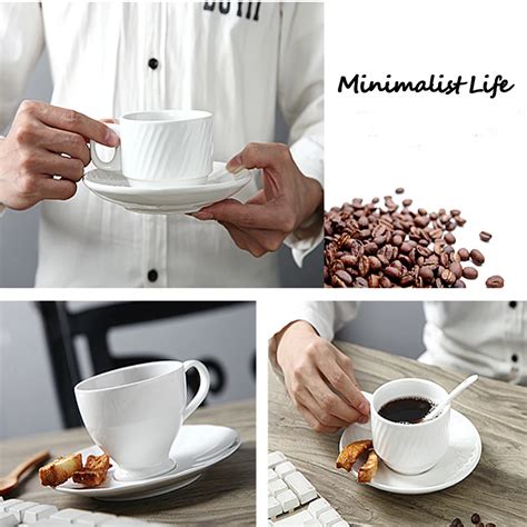 3 стиля белая керамическая кофейная чашка набор блюдец посуда для напитков послеобеденный чай