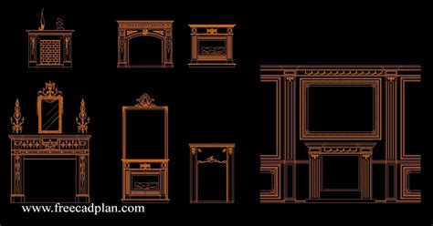 fireplaces cad blocks for autocad dwg format free cad plan my xxx hot