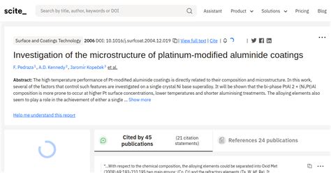 [citation Report] Investigation Of The Microstructure Of Platinum