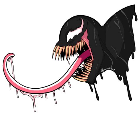 Venom Spiderman Tongue