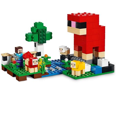 LEGO Minecraft Ферма за вълна, The Wool Farm, 21153 | LEGO.EdeaToys.com ...