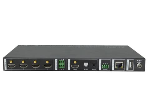 4K 4X1 HDMI Seamless Switcher With Multiview Processor Woxcon