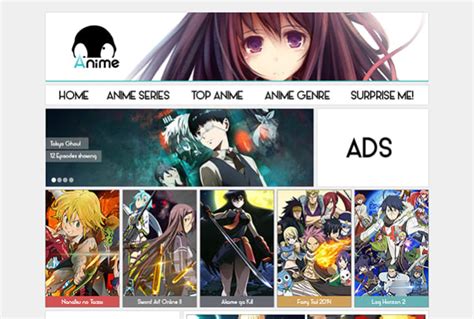 Design Anime Web Template By Densityx Fiverr
