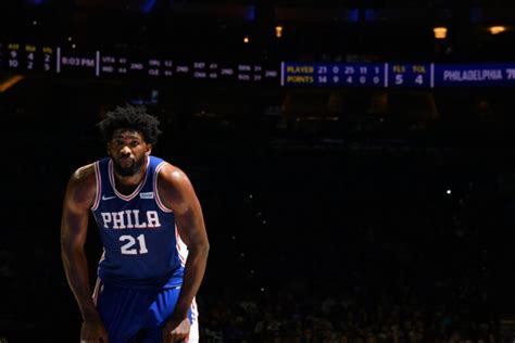 Joel Embiid Fined 25k For Obscene Gesture Vs Hawks