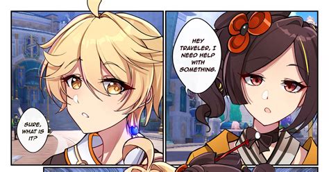 Genshin Impact Genshinimpact Aether Chiori Aeori Pixiv