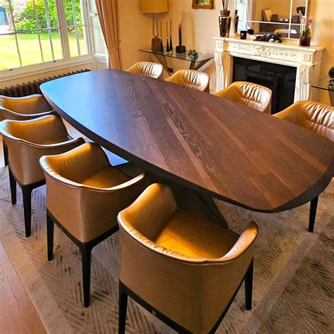 Pure Furniture Wilder Dining Table 260cm Brown Oak Barker Stonehouse