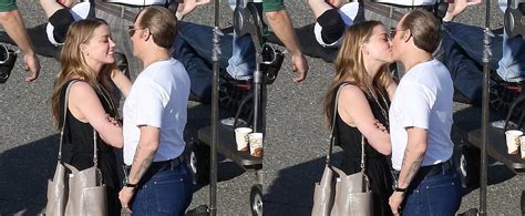 Johnny Depp And Amber Heard Kissing On The Set Of Black Mass Popsugar