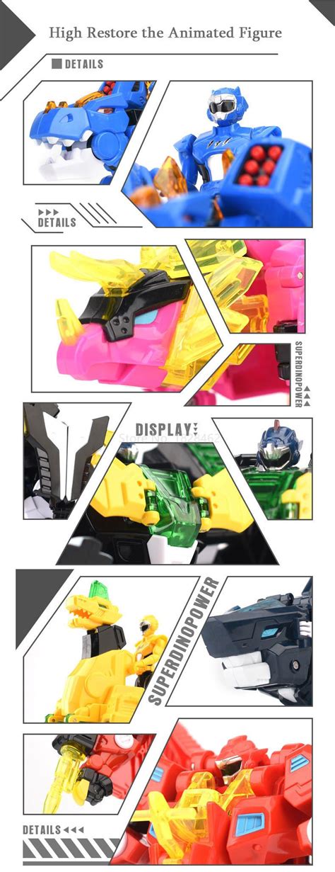 Mini Force 2 Super Dino Power Transformation Robot Toys Action Figures