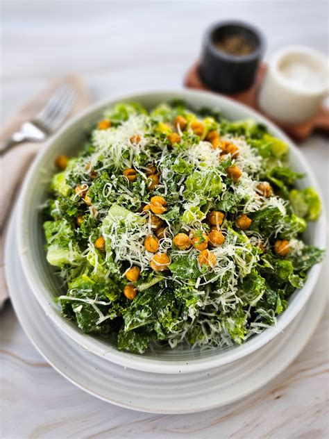 Kale And Romaine Caesar Salad Women Of Today