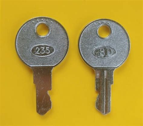 Bd 235 Cash Drawer Key Pair Fits Hp Sam4s Ncr Touch Dynamic Wasp And Crs Ebay