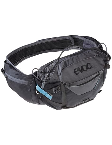 Sacoche banane Evoc Hip Pack Pro 3L avec poche à eau 1 5L noir 2020