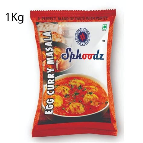 1 Kg Egg Curry Masala Powder At Rs 27655packet Egg Curry Spice In