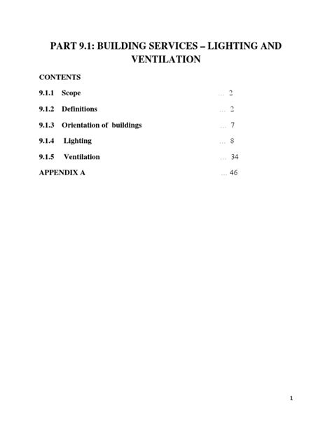 Ghana Building Code Part 9 1 Pdf Lighting Window