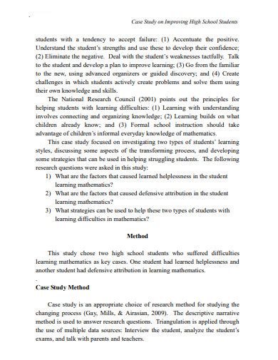 18 Student Case Study Examples