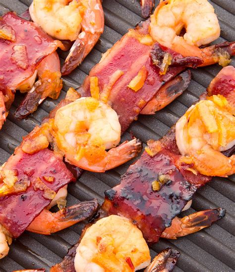 Bacon Wrapped Shrimp Kabobs With Orange Chipotle Sauce Fitness Food Diva