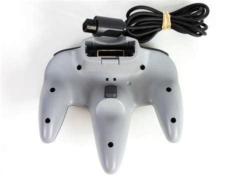 Black And Gray Controller Nintendo 64 N64 Retro Mtl