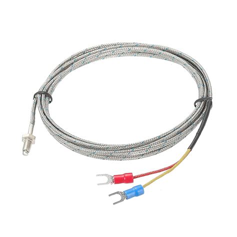 MECCANIXITY Thermocouple Temperature Sensor M Screw Temperature Probes J Type Ft To C
