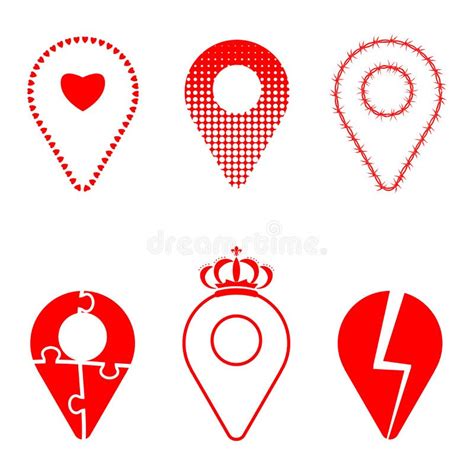Geolocation Icon Pack Set Of Geolocation Signs In Different Style For