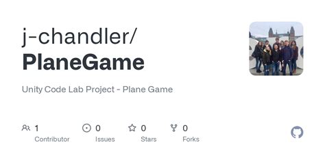 GitHub J Chandler PlaneGame Unity Code Lab Project Plane Game