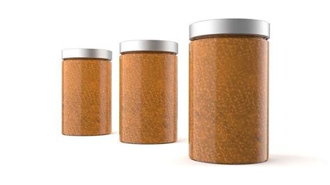 Glass Jam Jar 3d Model Cgtrader