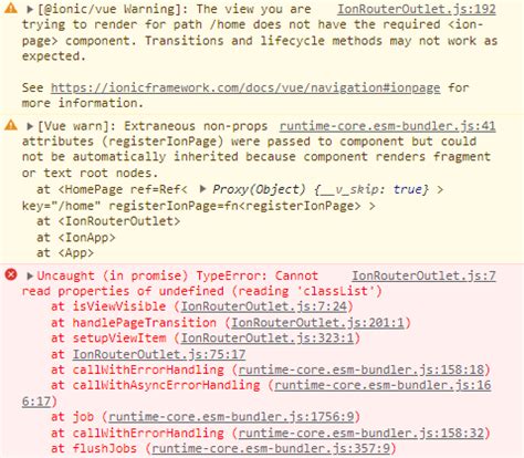 IonMenu Breaks Navigation Because IonPage Is Missing It S Not Ionic Vue Ionic Forum