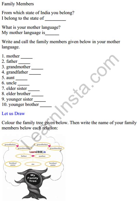 Greetings Class 1 Worksheet With Answers English Chapter 2