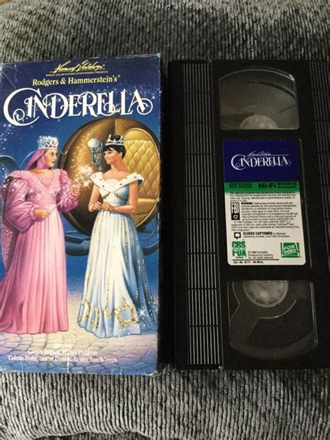 Cinderella VHS Tape Rodgers Hammerstein 1964 Version For Sale In