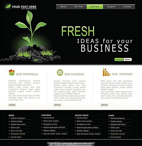 环保网站模板图片 公益海报 海报设计 图行天下素材网