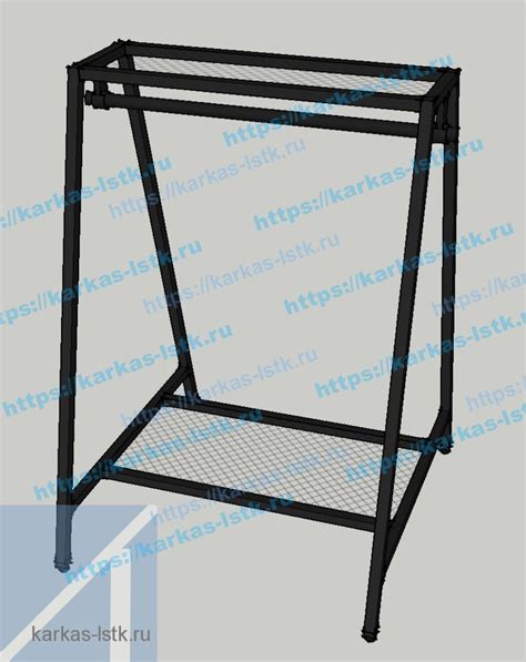 Стойка с сеткой для футболок Сталь Каркас стальные изделия каркасное строительство