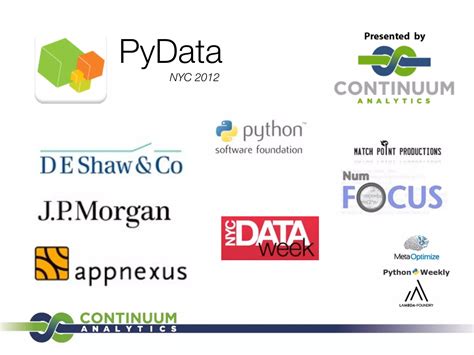Pydata Introduction Key