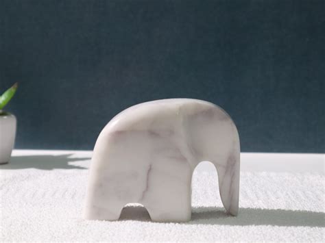 Marble Elphant Pair For Home Decor Handicraft Bazaar