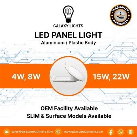 Watt Watt Cool White LED Panel Light For Indoor At Rs Number In Thane
