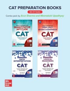 CAT Exam 2025 Book Combo By Arun Sharma Set Of 4 Books Quantitative